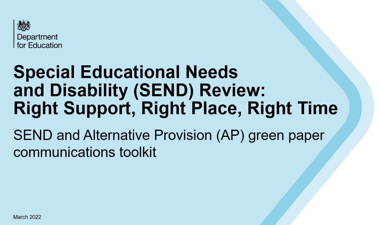 Accessible SEND Review Green Paper Now Available Contact